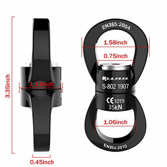 GetUSCart- Swing Swivel 35kN Safest Rotational Device, Swing Spinner ...