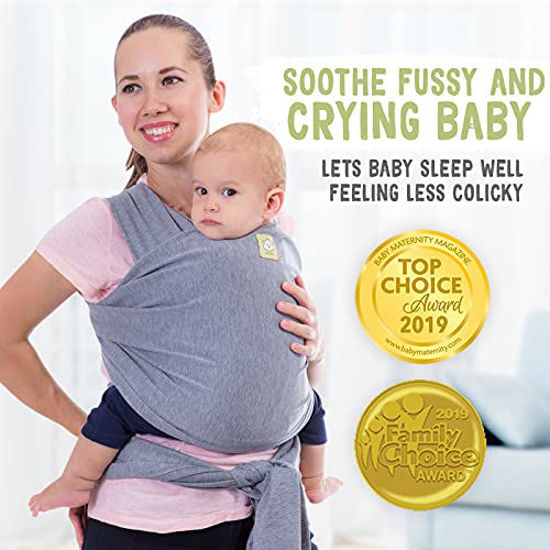 GetUSCart- Baby Wrap Carrier - All in 1 Stretchy Baby Sling - Baby ...