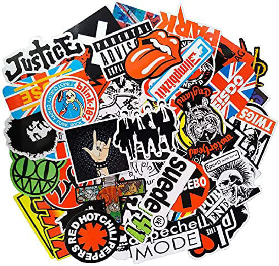 GetUSCart- Rock Music Punk Band Stickers Pack(100-pcs), No Repeat ...