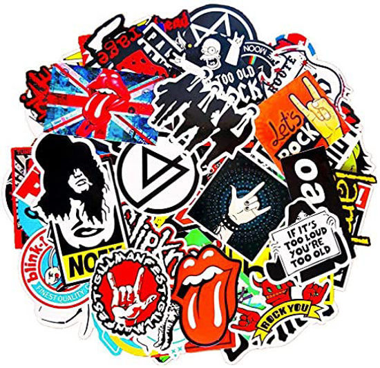 GetUSCart- Rock Music Punk Band Stickers Pack(100-pcs), No Repeat ...