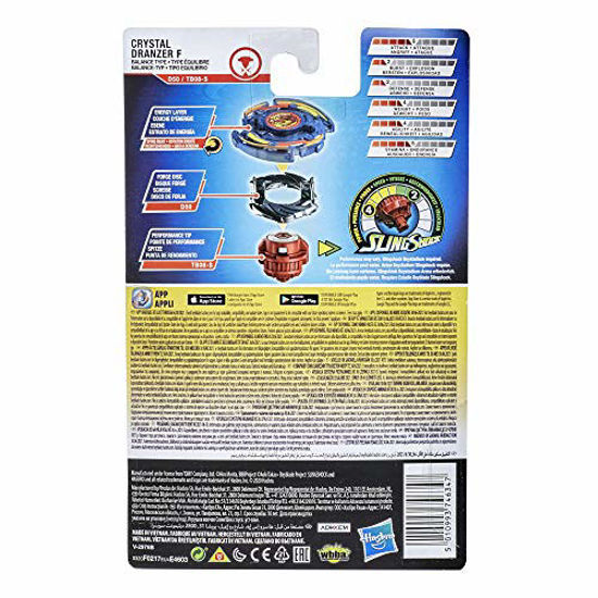 GetUSCart- BEYBLADE Burst Rise Slingshock Crystal Dranzer F Starter ...