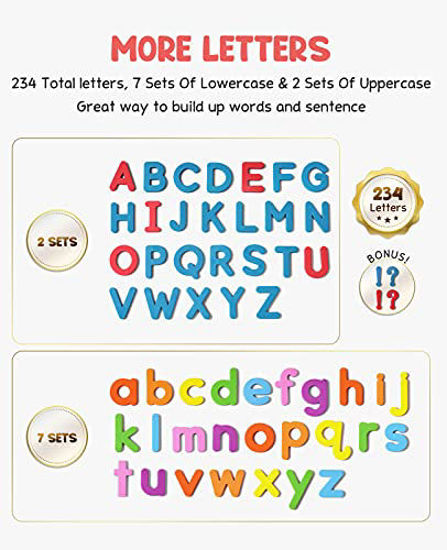 GetUSCart- Gamenote Classroom Magnetic Alphabet Letters Kit 234 Pcs ...
