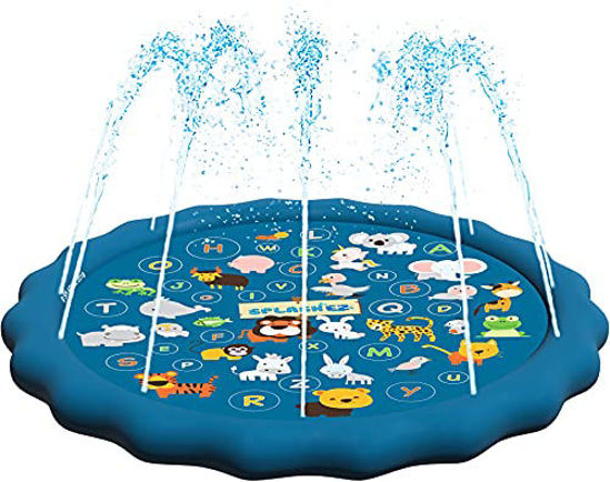GetUSCart- SplashEZ 3-in-1 Splash Pad, Sprinkler for Kids, and Wading ...