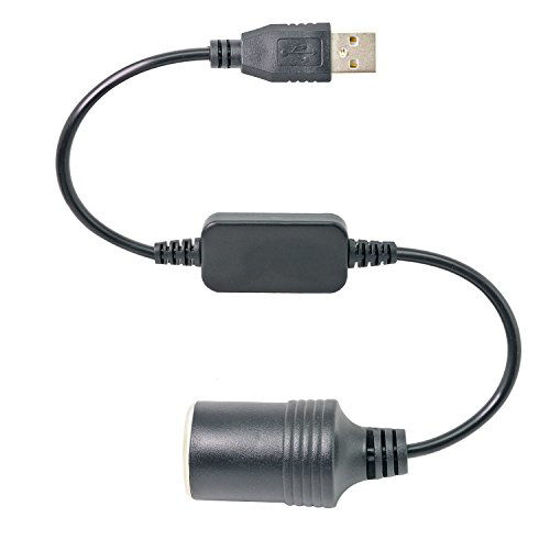 GetUSCart- ARECORD USB to 12V DC Adapter - USB A Male to 12V Car ...