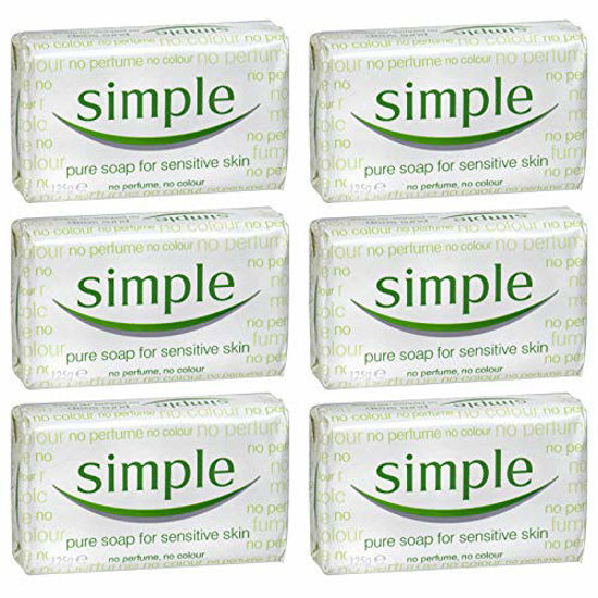 GetUSCart- Simple Pure Soap Sensitive Skin Twin Pack 2x125G (Pack of 3)