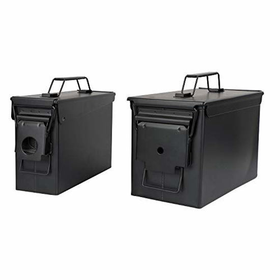 GetUSCart- Redneck Convent RC Black Waterproof Ammo Box Military Metal ...