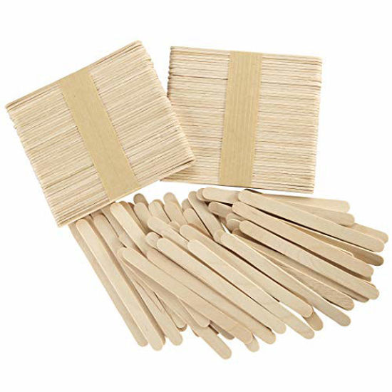 GetUSCart- Artlicious - 200 Wooden Popsicle Craft Sticks 4.5 inch ...