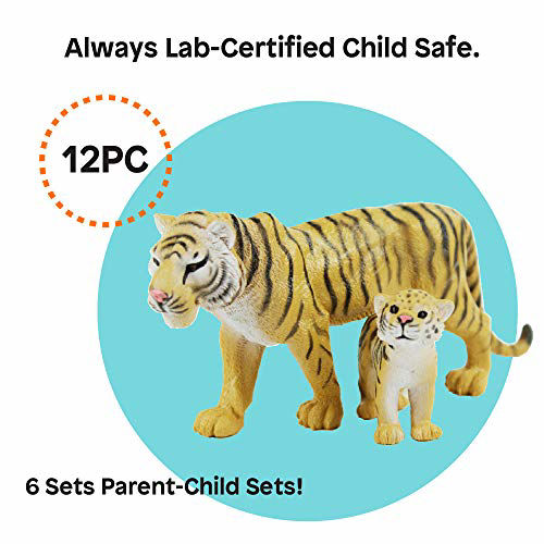 GetUSCart- Boley 12 Piece Safari Animal Set - Different Varieties of ...