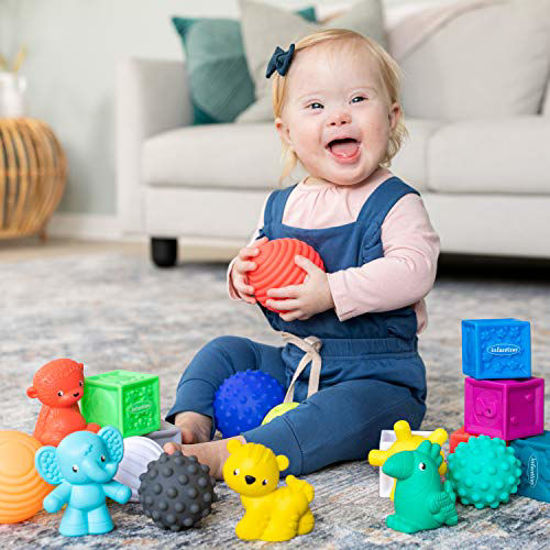 GetUSCart- Infantino Sensory Balls Blocks & Buddies - 20 piece basics ...