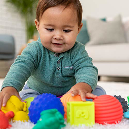 GetUSCart- Infantino Sensory Balls Blocks & Buddies - 20 piece basics ...