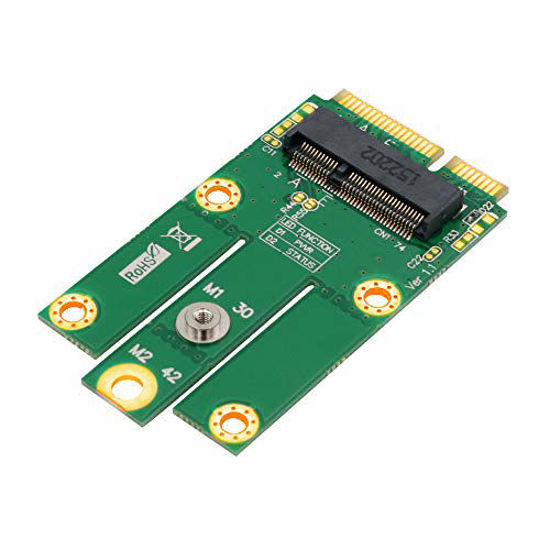 GetUSCart- HLT M.2 (NGFF) to mPCIe (PCIe+USB) Adapter