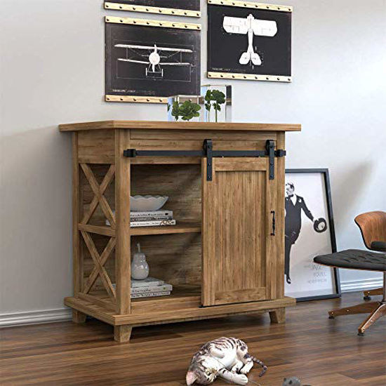 GetUSCart- WINSOON 3FT Super Mini Sliding Barn Door Hardware Kit for ...