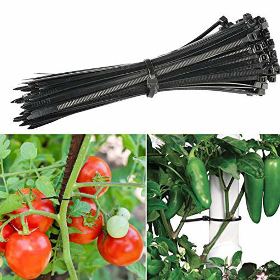 GetUSCart- VTECHOLOGY 100Pcs Heavy Duty Industrial Zip Ties,Releasable ...