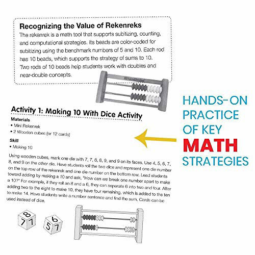 GetUSCart- hand2mind 20-Bead Wooden Rekenrek Abacus, Colored Abacus for ...