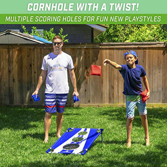 GetUSCart- GoSports Tri Toss Cornhole Game | Fun New Portable Indoor ...