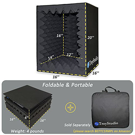 GetUSCart- TroyStudio Portable Sound Recording Vocal Booth Box ...