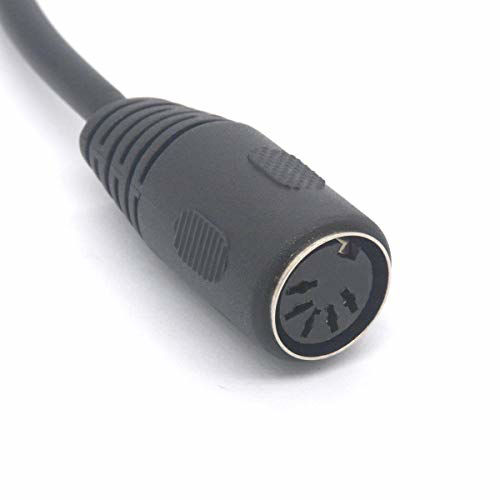 GetUSCart- PS/2 to AT Keyboard Cable Adapter - 6 Pin Mini Din Male to 5 ...