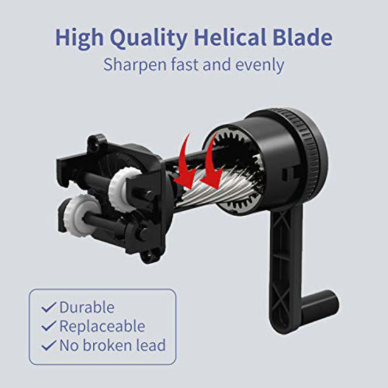 GetUSCart- Long Point Pencil Sharpener, Manual Pencil Sharpener,Drawing Pencil Sharpener for ...