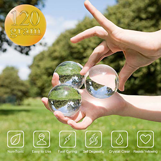 GetUSCart- UV Resin 120g Transparent Ultraviolet Curing Epoxy Resin for DIY Jewelry Making ...