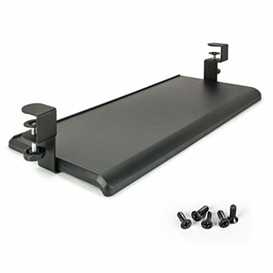 GetUSCart- EHO Clamp-On Under Desk Keyboard Tray Underdesk Extender ...