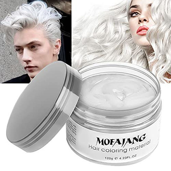 GetUSCart- Temporary White Hair Color Wax, EFLY Instant Hairstyle Cream ...