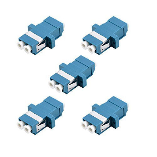 GetUSCart- LC Fiber Optic Adapter - LC to LC Duplex Singlemode Coupler ...