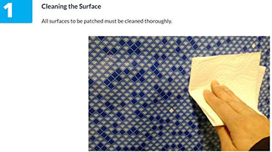 GetUSCart- ATIE Heavy-Duty Vinyl Liner Pool Repair Patch Adhesive Glue ...