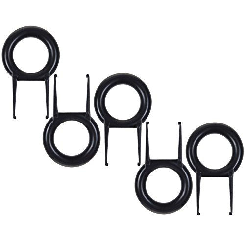 GetUSCart- Cuziss Pack of 5pcs Black Color Rounded Key Puller Keycap ...