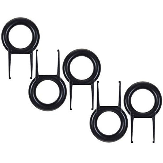GetUSCart- Cuziss Pack of 5pcs Black Color Rounded Key Puller Keycap ...