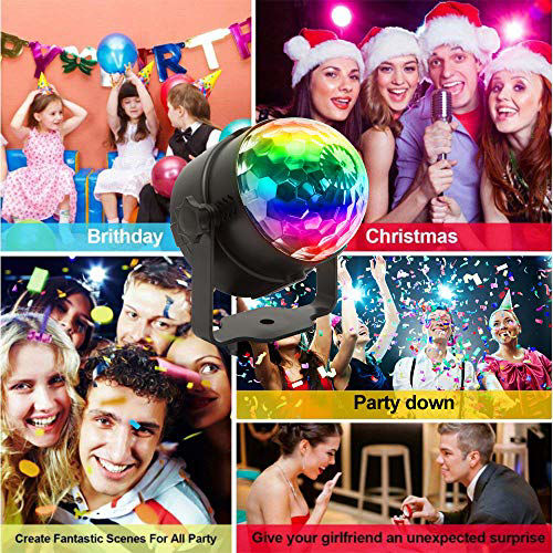 GetUSCart- Party Lights - KOOT Disco Ball Sound Activated Disco Dance ...