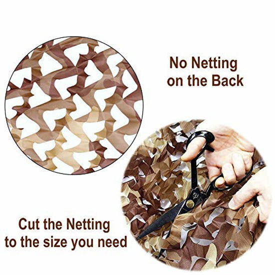 GetUSCart- FLYEGO Military Camo Netting, Camouflage Tarp Mesh Net Rolls ...