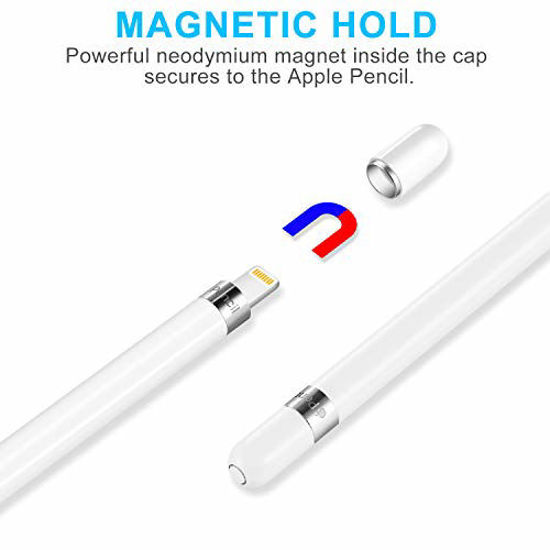 GetUSCart- Magnetic Replacement Cap for Apple Pencil 1st Generation ...
