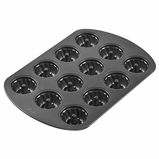 GetUSCart- Wilton Non-Stick Mini Fluted Tube Pan, 12-Cavity, Steel ...