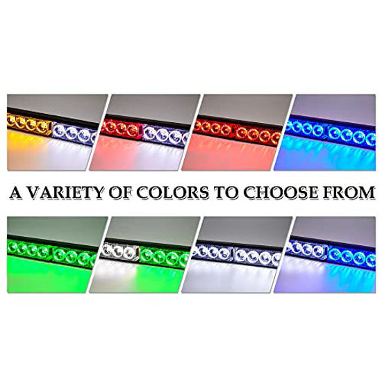 GetUSCart- SMALLFATW Emergency Strobe Light Bar 32? 28 LED 13 Flashing ...