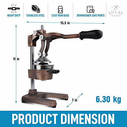 GetUSCart- Zulay Professional Citrus Juicer - Manual Citrus Press and ...