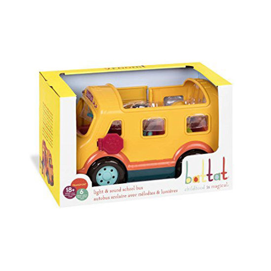 GetUSCart- Battat - Light & Sound School Bus - School Bus Toy Vehicle ...