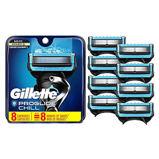 GetUSCart- Gillette ProGlide Chill Mens Razor Cartridge Five-Bladed ...
