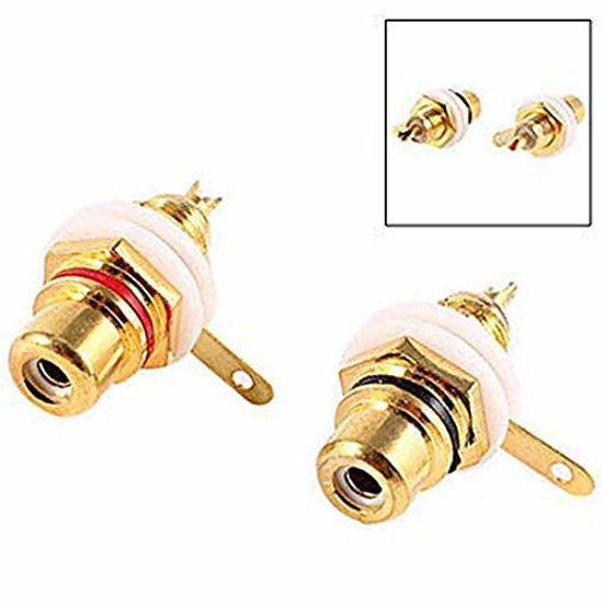 GetUSCart- Dahszhi Audio Terminal Jack Panel Mount RCA Female Socket ...
