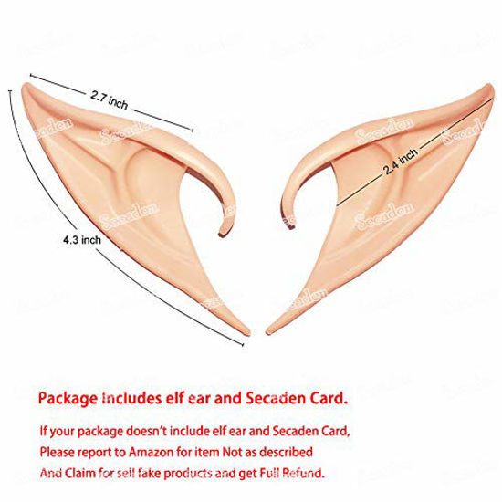 GetUSCart- Secaden Cosplay Fairy Pixie Elf Ears Soft Pointed Ears Tips ...