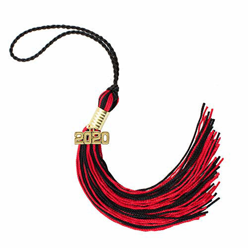 GetUSCart- 2020 Black/RED Graduation Tassel - Every School Color ...