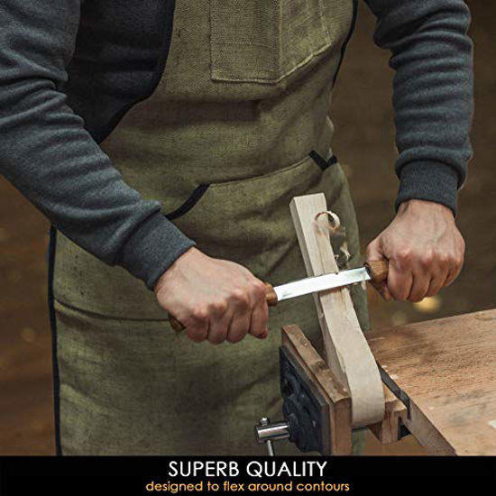 GetUSCart- BeaverCraft Draw Knife DK1-4,3" Straight Shave Wood Carving ...