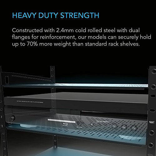 GetUSCart- AC Infinity Vented Cantilever 1U Universal Rack Shelf, 10 ...