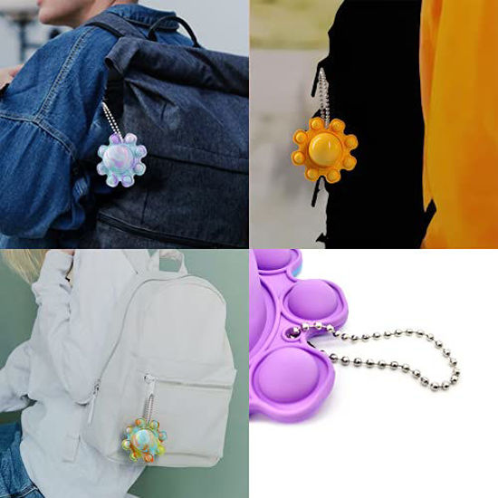 GetUSCart- Mini Reversible Octopus Push Pop Bubble Fidget Toy Flip Cute ...