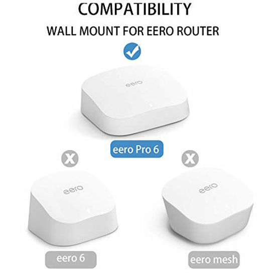 GetUSCart- Screwless Wall Mount for eero Pro 6 tri-Band mesh Wi-Fi 6 ...