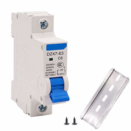 GetUSCart- smseace Miniature Circuit Breaker Low Voltage 63A 400V 2 Poles DIN Rail Installation ...