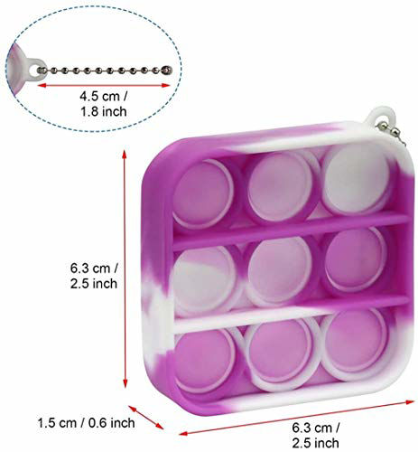 GetUSCart- HWI Mini Pop Push It Fidget Toy Fidget Popper Pop Bubble ...
