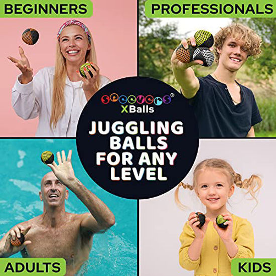 GetUSCart- speevers Juggling Balls for Beginners and Professionals Set ...