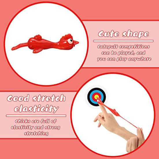 GetUSCart- Sumind 30 Pack Slingshot Chicken Flick Chicken Flying ...