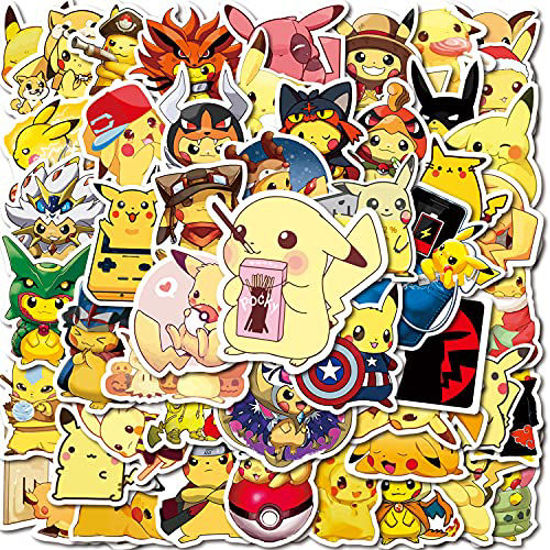 GetUSCart- Eevee Evolution Stickers 50 Pcs| Comic Stickers Gift for ...