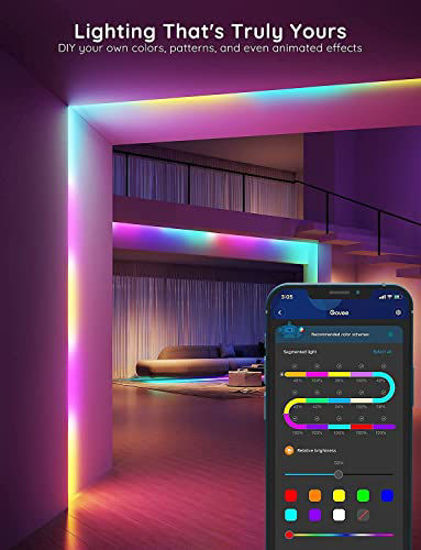 GetUSCart- Govee 16.4ft RGBIC LED Strip Lights, Smart LED Lights, App ...